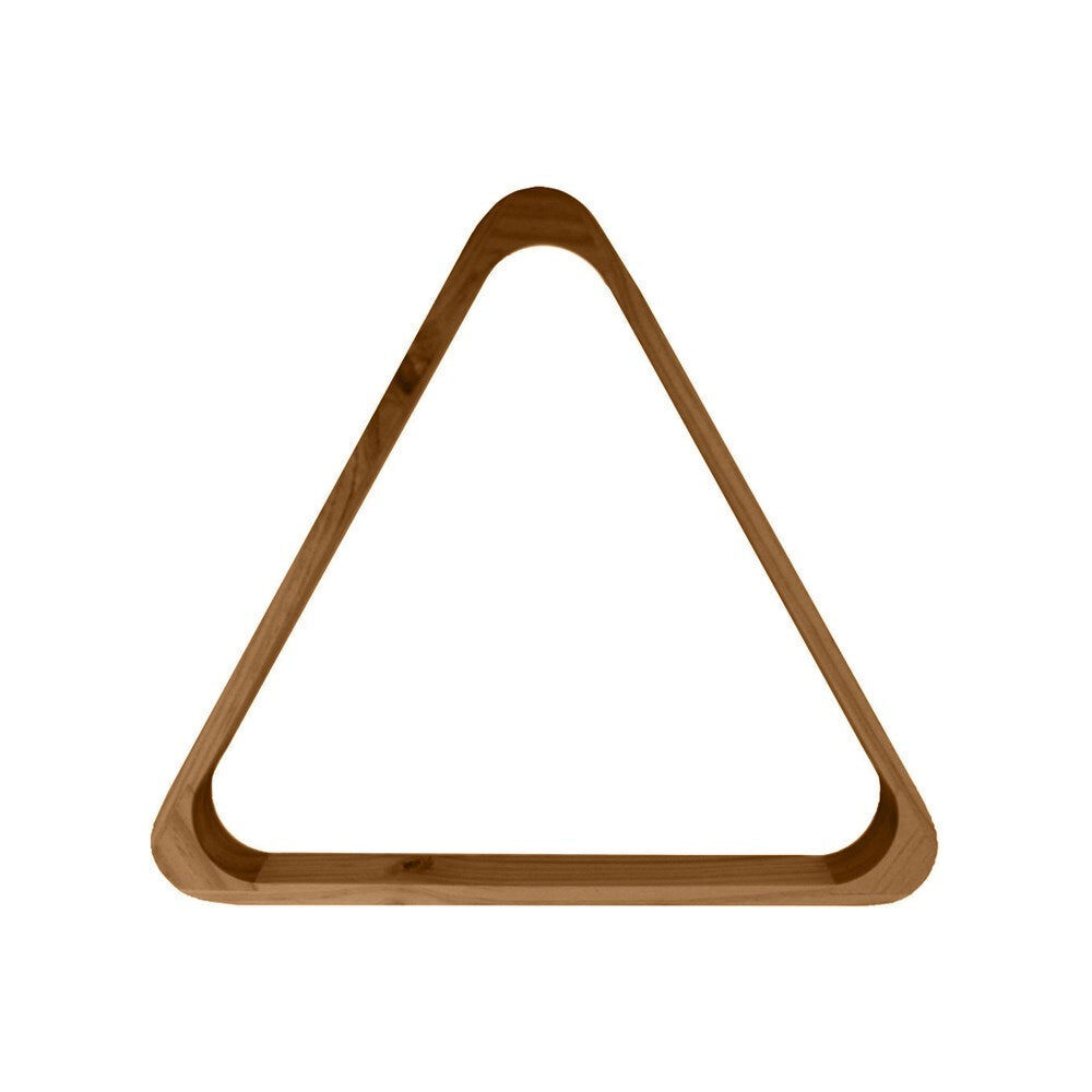 Formula Sports 10 Ball Rack Wooden Billiards/Pool Triangle - Brown
